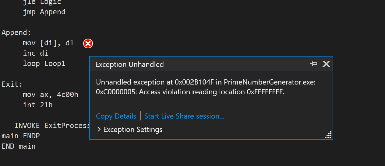 Solved Write an assembly program that generates all prime | Chegg.com