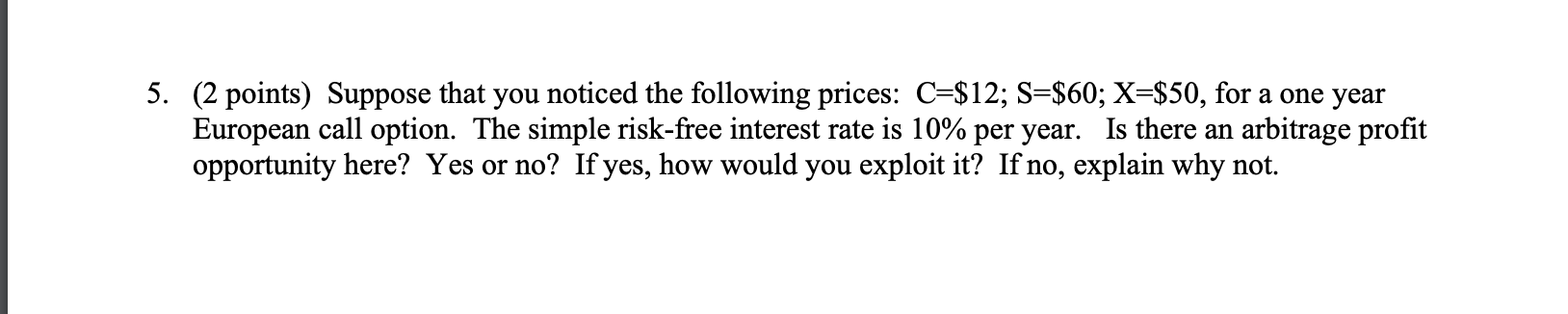 Solved (2 ﻿points) ﻿Suppose that you noticed the following | Chegg.com
