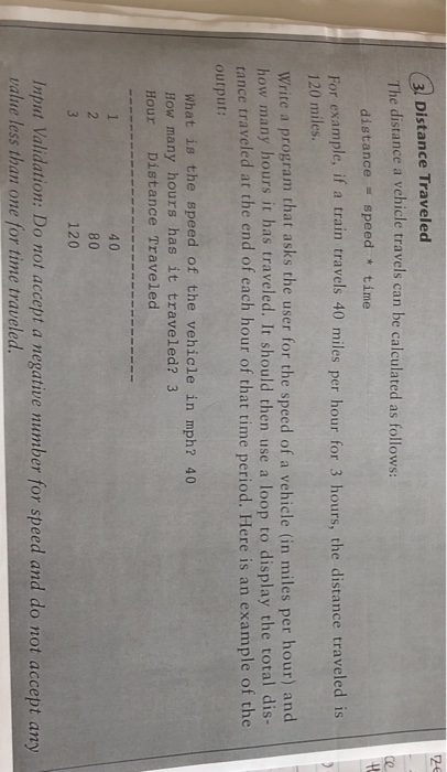 Solved Distance Traveled The distance a vehicle travels can | Chegg.com