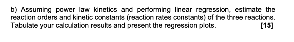 Solved Consider the following system of a parallel reactions | Chegg.com