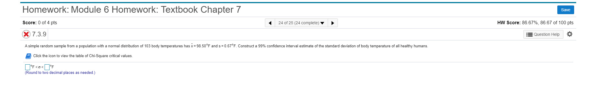 Solved Homework Module 6 Homework Textbook Chapter 7 Save