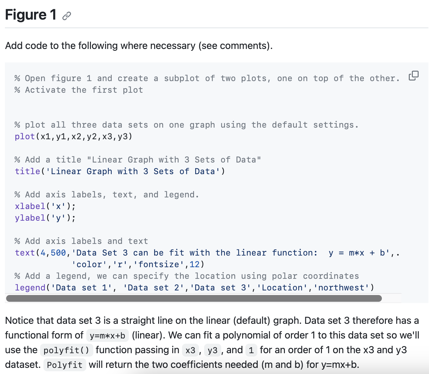 Solved Add code to the following where necessary (see | Chegg.com