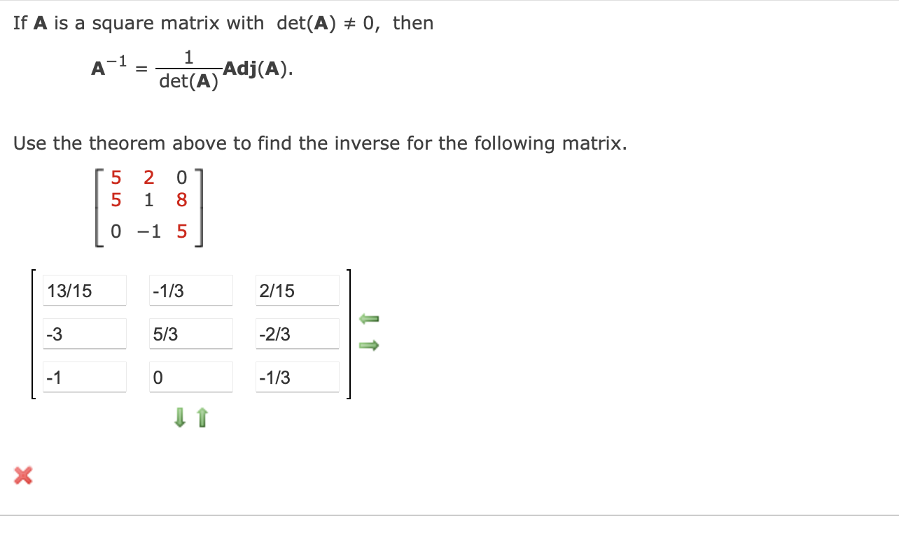 Solved If A is a square matrix with det(A) =0, then | Chegg.com