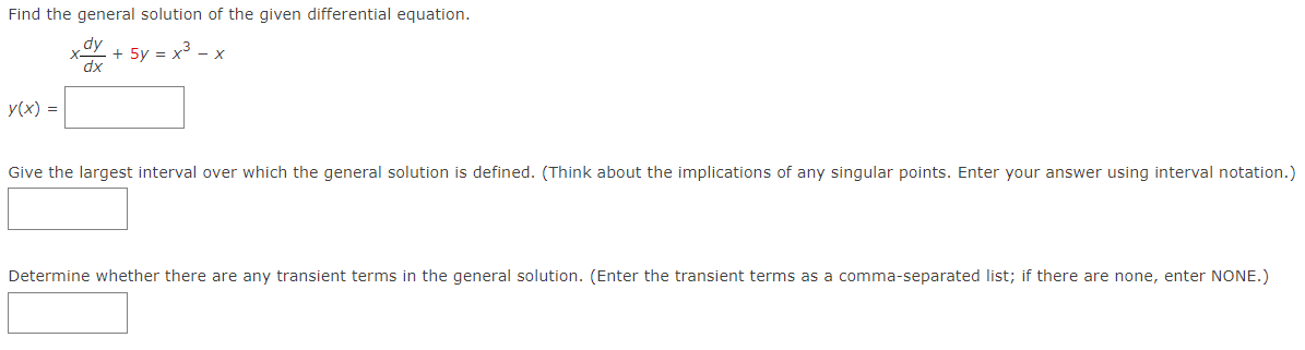 Solved Find the general solution of the given differential | Chegg.com