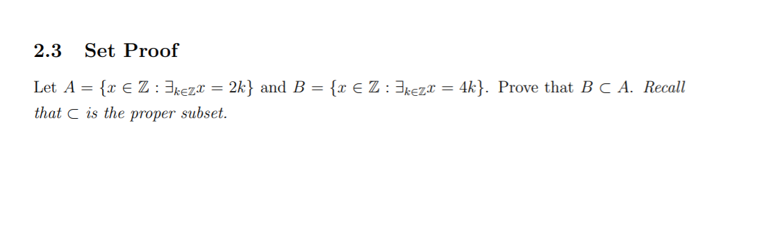 Solved 2 Lab 2.1 Set Builder Prove that (A\B) UB) = AUB: a) | Chegg.com