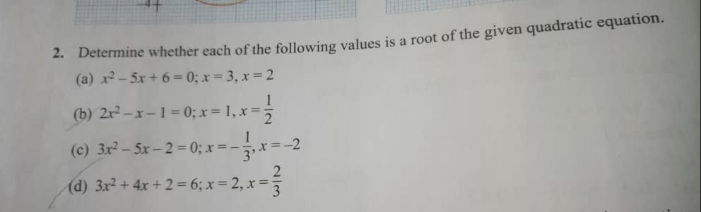 Solved 2. Determine whether each of the following values is | Chegg.com