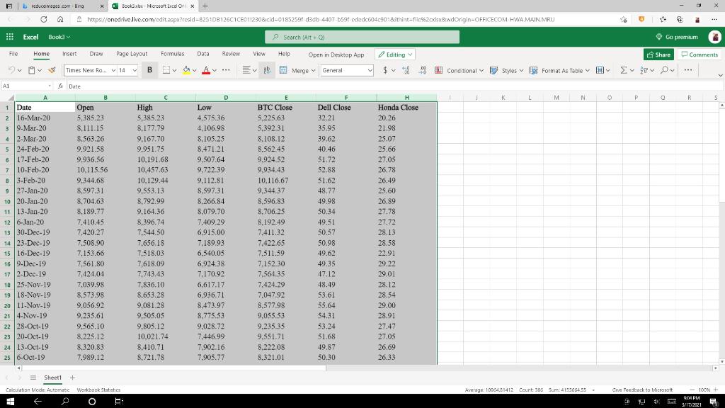 Solved Build multiple linear regression using weekly | Chegg.com
