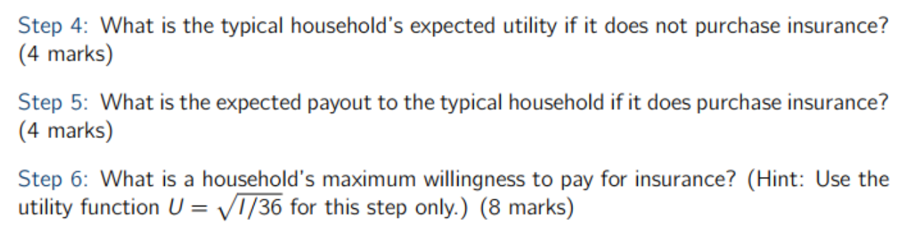 Solved 1. How do I calculate expected utility of a | Chegg.com