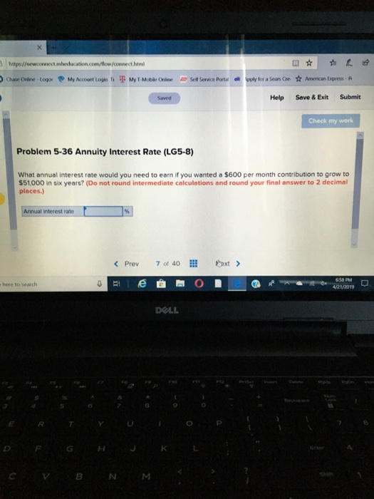 Solved html Help Save & Exit Submit Check my work Problem | Chegg.com