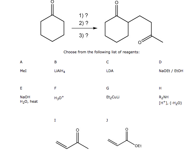 Solved Identify the reagents you would use to convert | Chegg.com