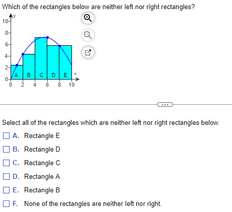 Solved Which of the rectangles below are neither left nor | Chegg.com