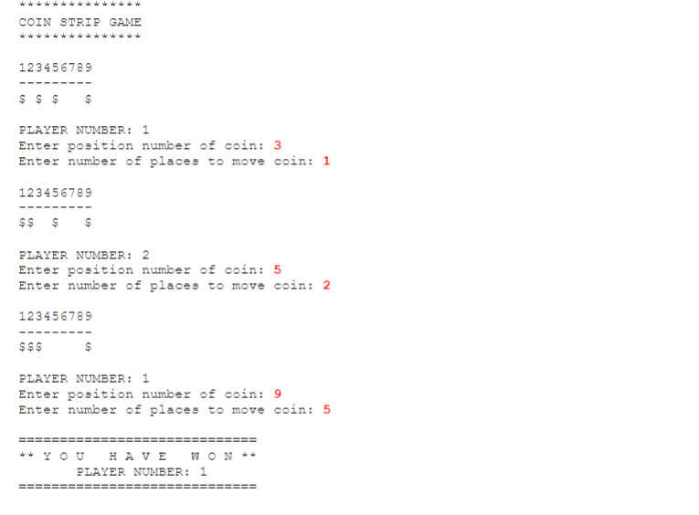 Solved This game is a two-player game which has a row of | Chegg.com