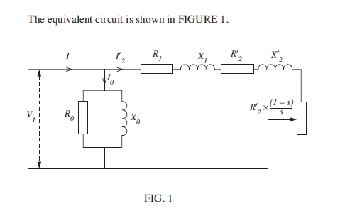 Solved A four-pole, star-connected, squirrel-cage induction | Chegg.com