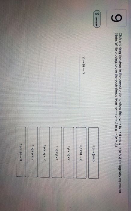 Solved Click and drag the steps in the correct order to show | Chegg.com