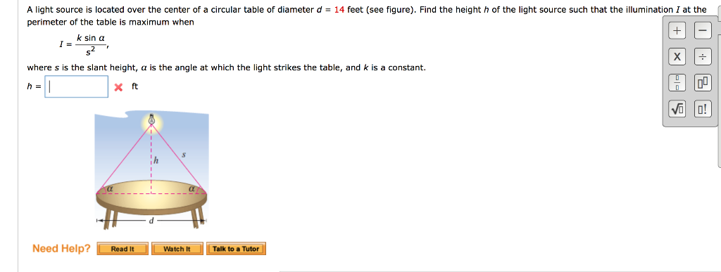 Solved A light source is located over the center of a | Chegg.com