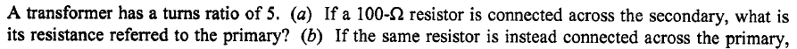 Solved The ohmic values of the circuit parameters of a | Chegg.com