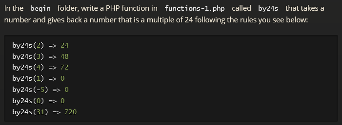 In the begin folder, write a PHP function in | Chegg.com