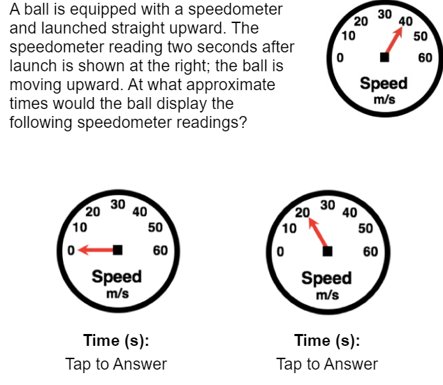 Solved A ball is equipped with a speedometerand launched | Chegg.com