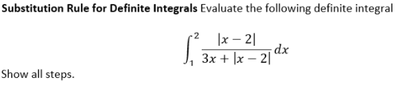 Solved Substitution Rule for Definite Integrals Evaluate the | Chegg.com