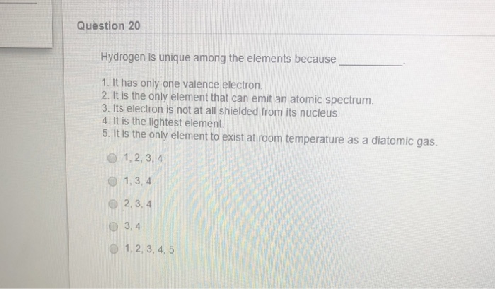 Solved Question 11 Which element has the largest atomic | Chegg.com