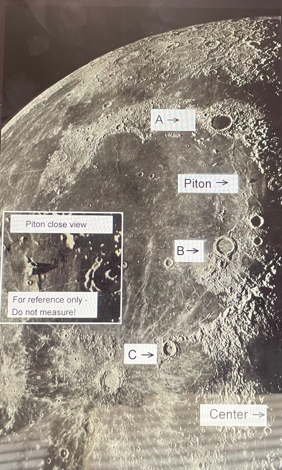 We will now investigate various lunar features in | Chegg.com We will now investigate various lunar features in | Chegg.com