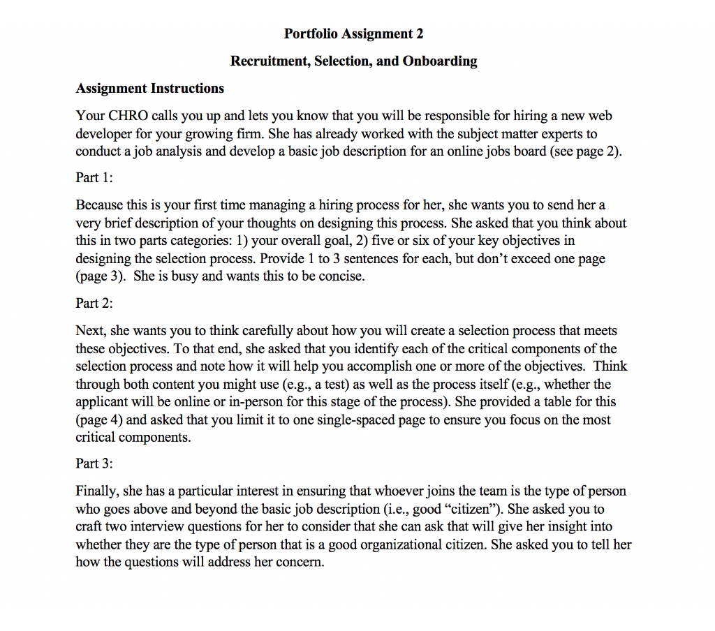 Solved Part 3: Interview Questions Question 1: Question 2: | Chegg.com