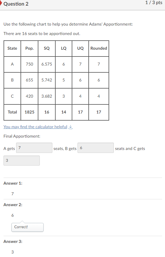 Solved Use the following chart to help you determine Adams' | Chegg.com