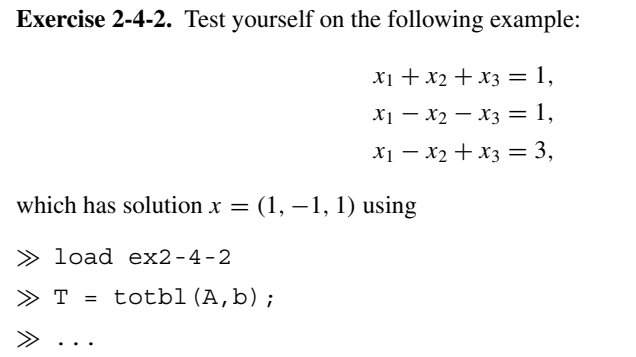 Solved Exercise 2-4-2. Test yourself on the following | Chegg.com