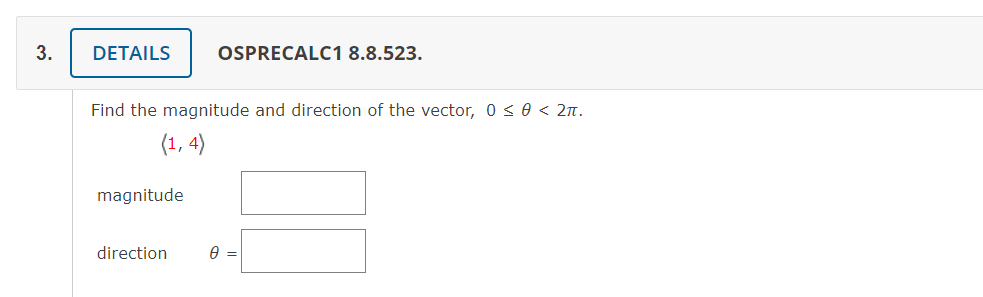 Given initial point P1=(6,5) and terminal point | Chegg.com