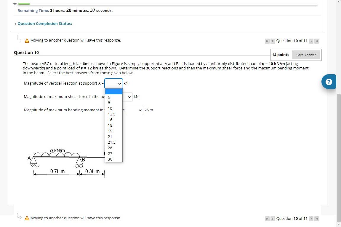 Solved Remaining Time: 3 hours, 20 minutes, 41 seconds. * | Chegg.com