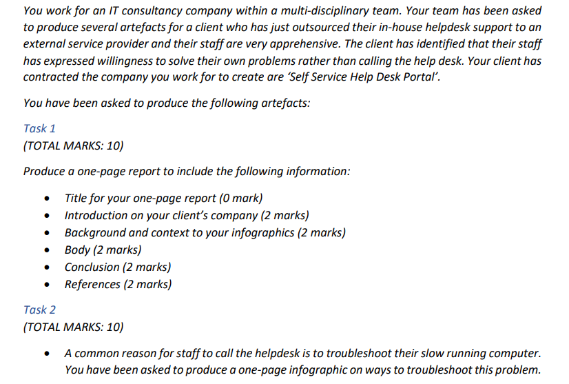 Solved You work for an IT consultancy company within a | Chegg.com