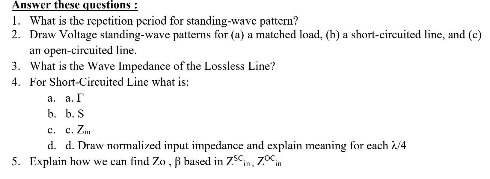1. What is the repetition period for standing-wave | Chegg.com