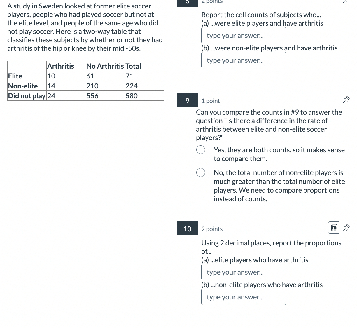 Solved A study in Sweden looked at former elite | Chegg.com