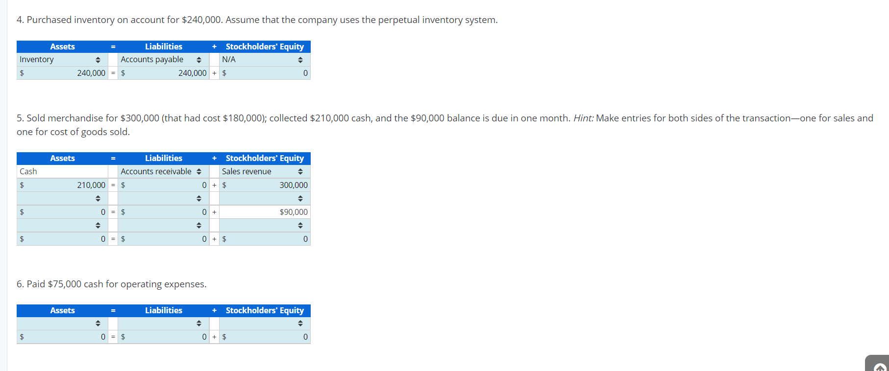 Solved Analyzing Transactions Using the Accounting Equation | Chegg.com
