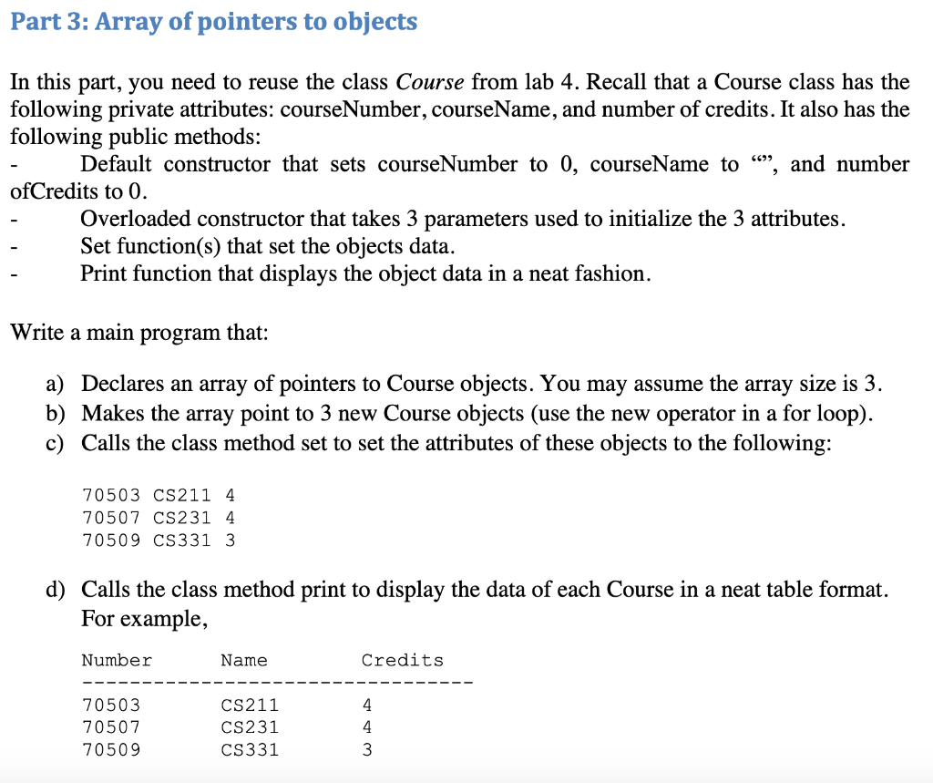Solved ifndef COURSE_H #define COURSE_H using namespace std; | Chegg.com Solved ifndef COURSE_H #define COURSE_H using namespace std; | Chegg.com