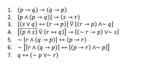 Solved Construct a truth table for each of the following | Chegg.com