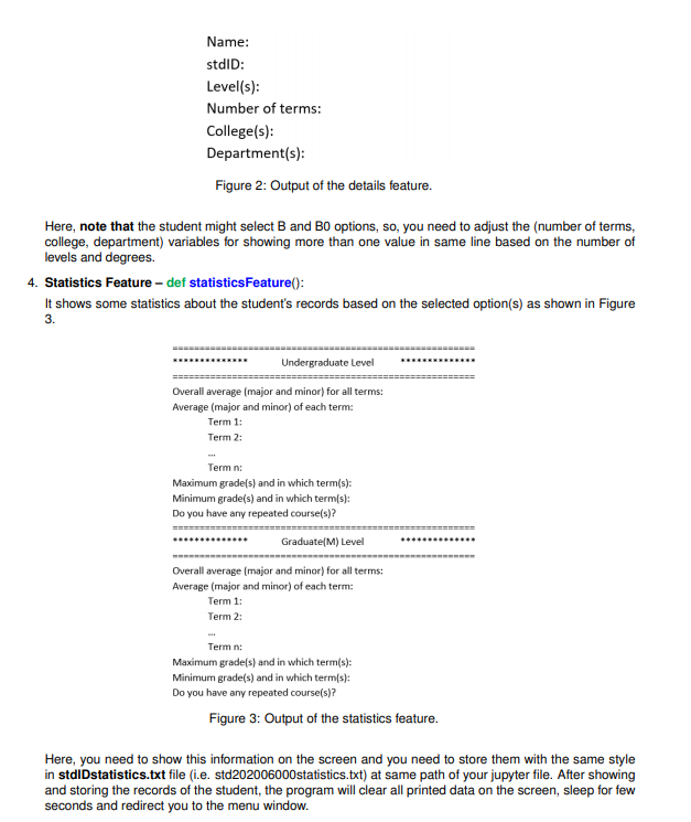 Develop a menu driven complete program that can | Chegg.com