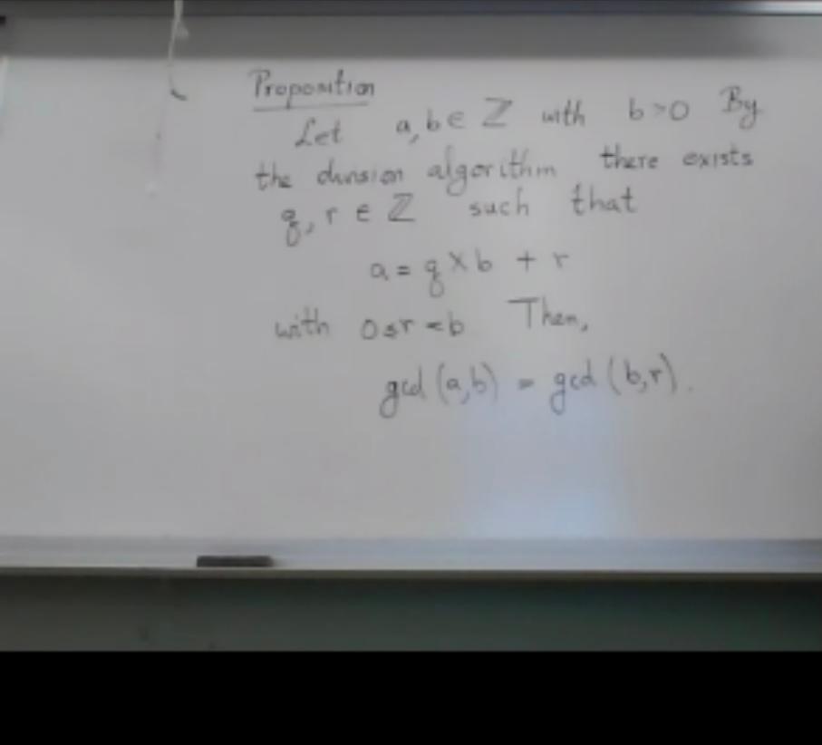 Solved Proposition a, bez with bro By the division algorithm | Chegg.com