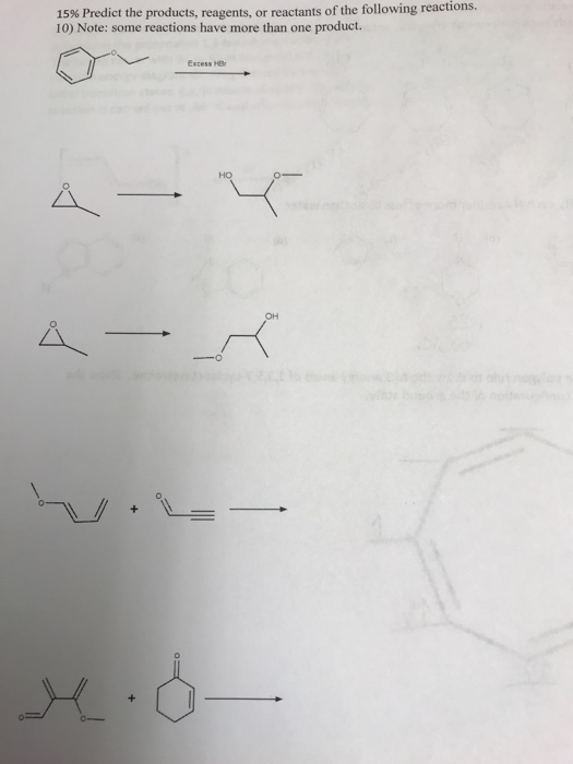 Solved Predict the products, reagents, or reactants of each | Chegg.com