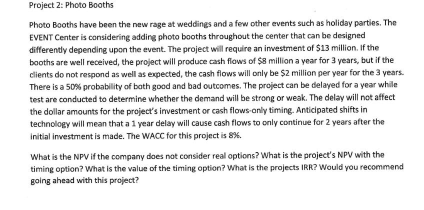 Photo Booths have been the new rage at weddings and a | Chegg.com