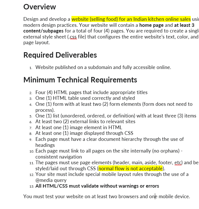 Solved Please help me to write 4 html codes pages and one | Chegg.com