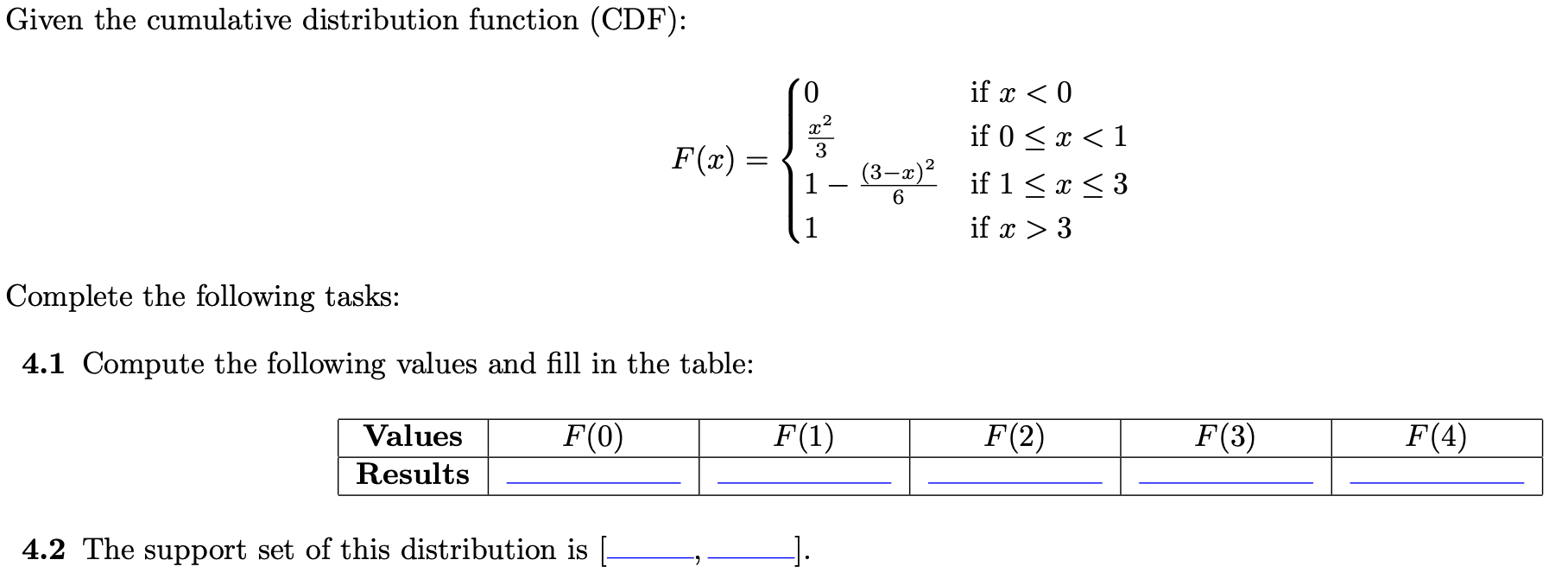Solved Show me the steps to solve Given the cumulative | Chegg.com