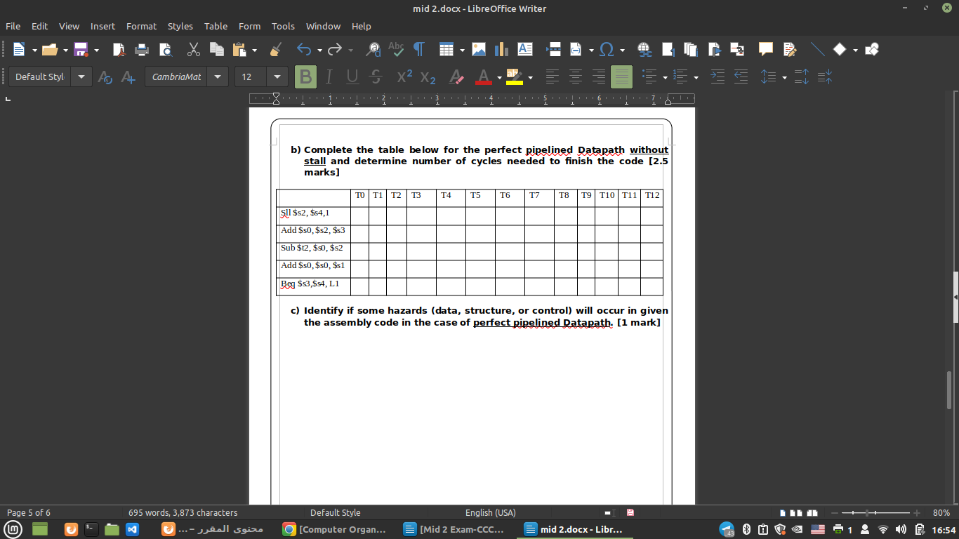 Mid 2docx Libreoffice Writer File Edit View Insert 