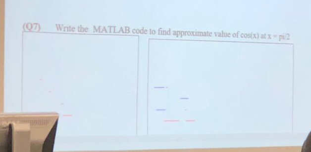 Solved Wnte the MATLAB code to find approximate value of | Chegg.com