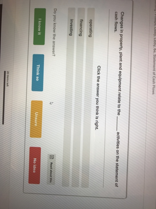 Solved ung t Pp, LIBBY, Libby, 6e, Statement of Cash Flows | Chegg.com