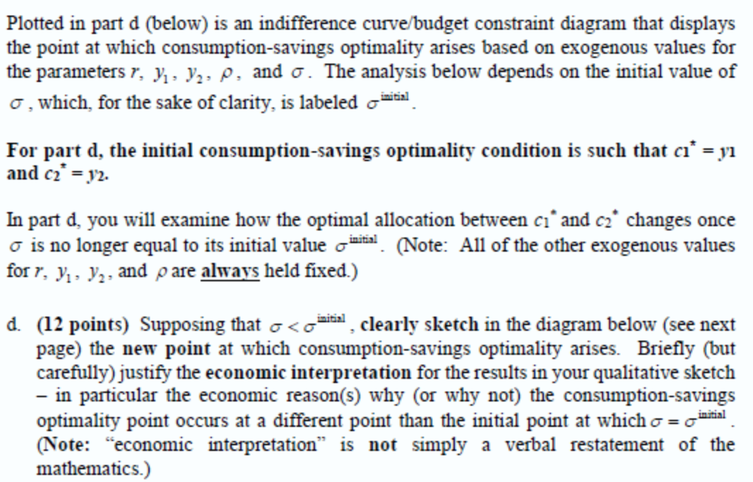 The lifetime utility function of the representative | Chegg.com