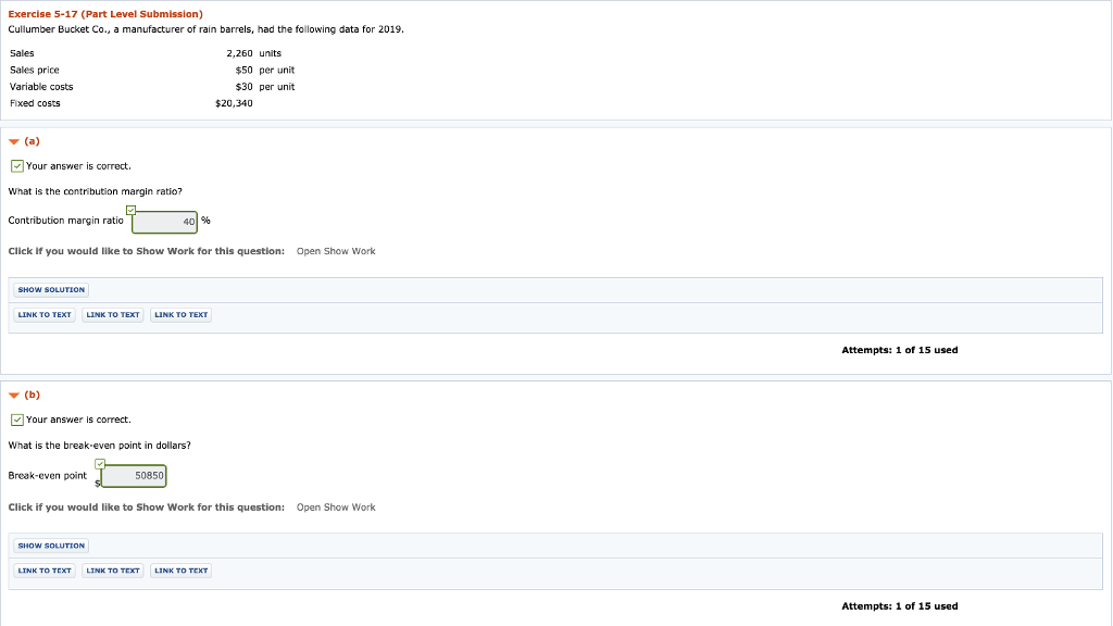 Solved Exercise 5-17 (Part Level Submission) Cullumber | Chegg.com