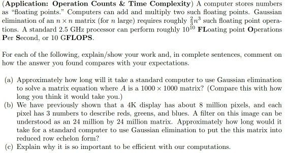 Solved (Application: Operation Counts & Time Complexity) A | Chegg.com