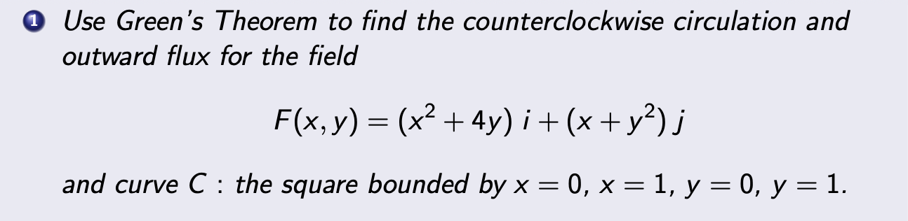 Solved Use Green's Theorem to find the counterclockwise | Chegg.com