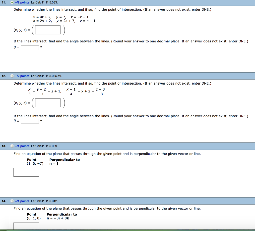 Solved 11. -12 points LarCalc11 11.5.033 Determine whether | Chegg.com